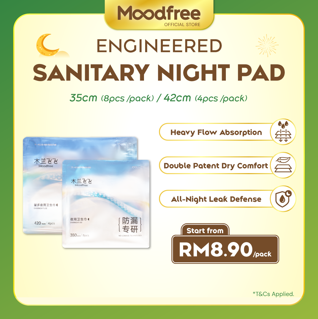 Moodfree Engineered Night Use Sanitary Pad
