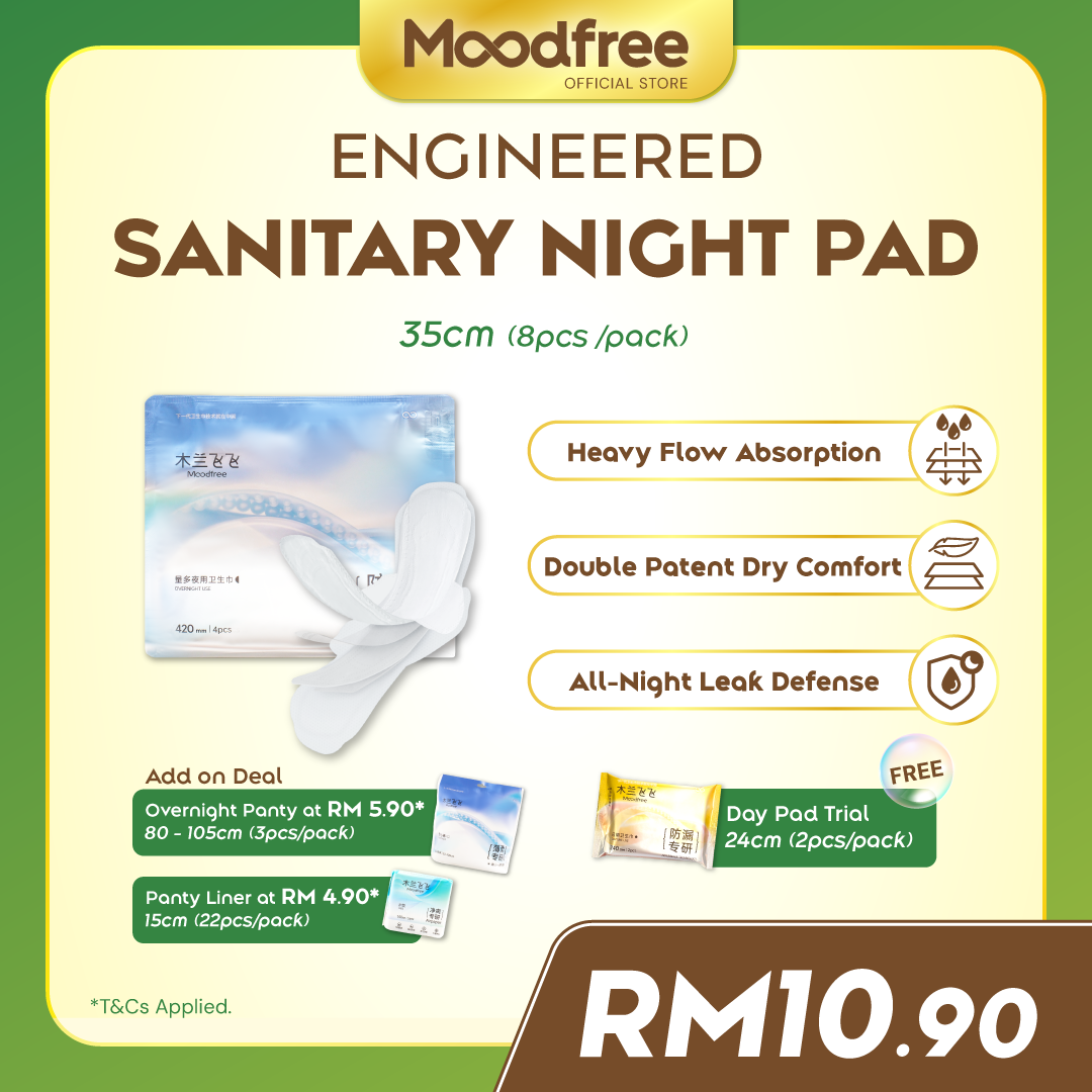 Moodfree Engineered Night Use Sanitary Pad